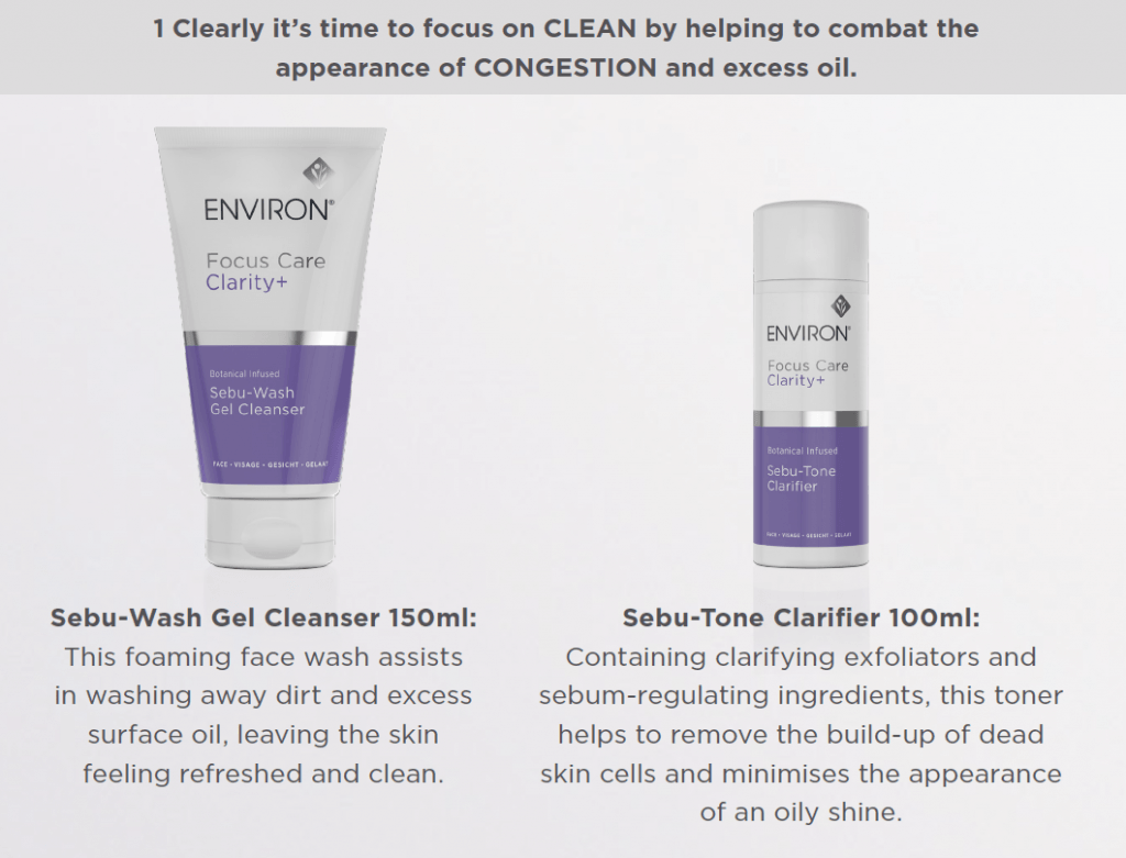 Environ’s New Focus Care™ Clarity+ Range - A Complete Solution For Acne ...